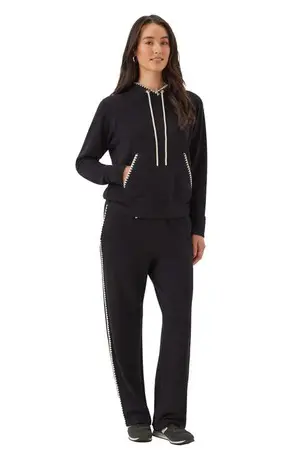 Karen Kane Contrast Stitch Hoodie