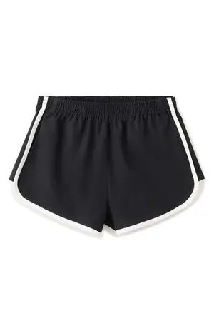 Mango Piped Pull-on Woven Shorts