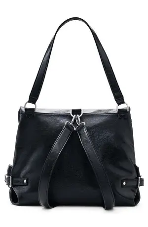Desigual Medium Faux Leather Backpack