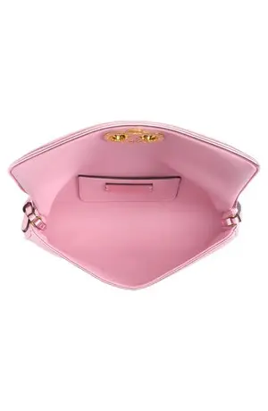 Valentino Garavani Small Devain Metallic Leather Shoulder Bag
