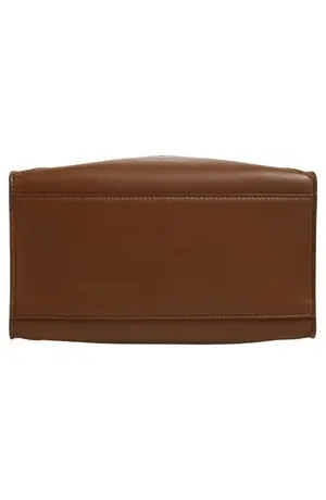 Victoria Beckham Mini Plié Handbag - Dark Tan