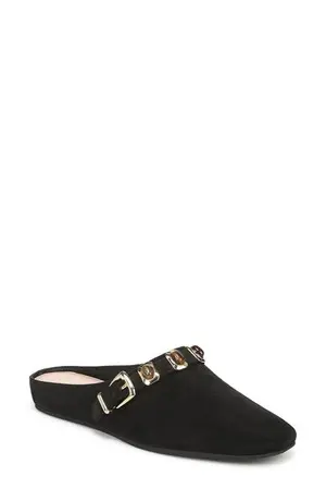 Veronica Beard Narcisa Flat Mule - Black