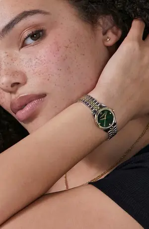 OLIVIA BURTON Highbury Two-tone Quartz Watch - Green