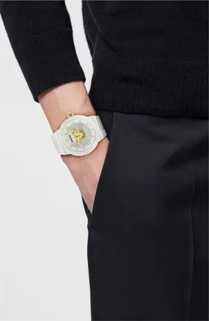 Versace V-pop Silicone Strap Watch