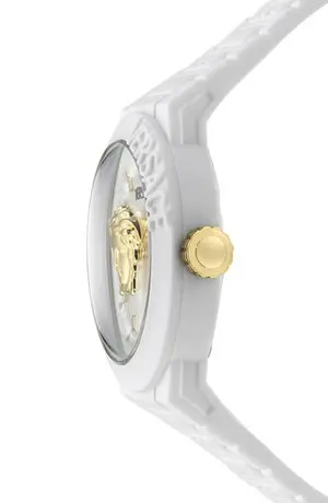 Versace V-pop Silicone Strap Watch