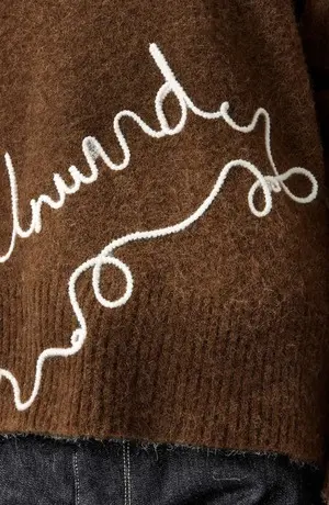 ALLSAINTS Unwind Jumper Crewneck Sweater - Caramel Brown