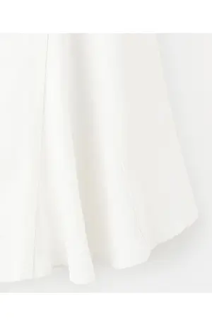 Mango Godet Cotton Midi Skirt