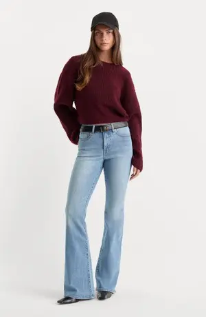 Good American Good Legs High Waist Flare Jeans