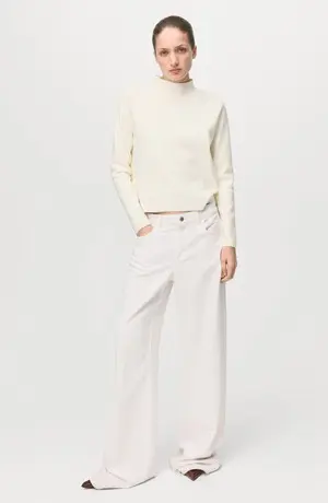 Mango Mock Neck Sweater