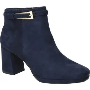 BELLA VITA Hudson Platform Bootie Navy Suede