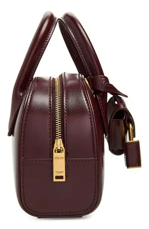 Saint Laurent Mini Sac De Jour Boston Satchel - Rouge Cabernet