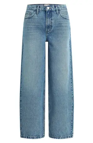 FAVORITE DAUGHTER The Mercer Mid Rise Easy Straight Leg Jeans