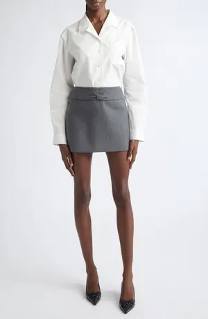 SHUSHU/TONG Open Collar Cotton Button-up Shirt