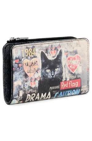 Desigual Medium Printed Zip Around Wallet