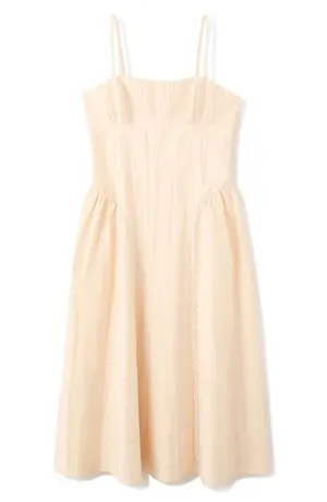 Mango Lace Detail Corset Dress