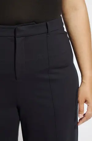 Lyssé Nadia High Waist Wide Leg Ponte Trousers - Midnight