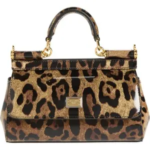 DOLCE & GABBANA Dolce&Gabbana Mini Sicily Leather Top Handle Bag
