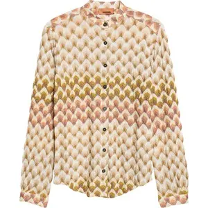 Missoni Metallic Button-up Shirt - S30ga