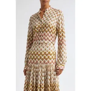 Missoni Metallic Lace-knit Button-up Shirt - S30ga