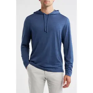 Johnnie-o Merino Wool Hoodie Pacific