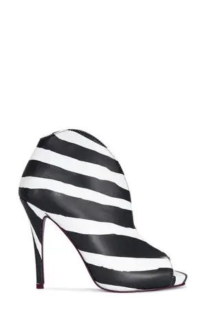 AZALEA WANG Marisole Open Toe Bootie