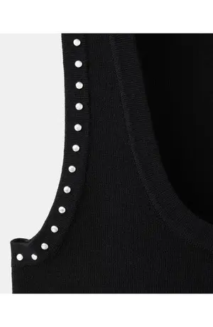 Mango Studded Knit Tank Top
