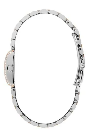 OLIVIA BURTON Berkley Square Crystal Embellished Two-tone Watch - Silver White