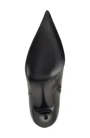 Nine West Buckle Embellished Pointed Toe Stiletto Bootie