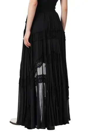 ALLSAINTS Dorina High Low Skirt