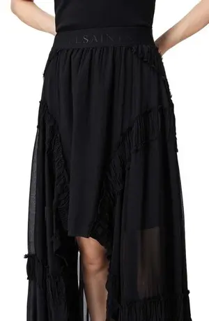 ALLSAINTS Dorina High Low Skirt