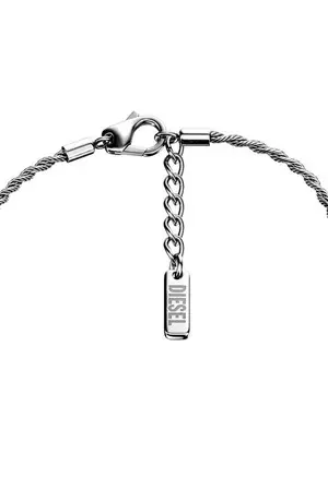 DIESEL® Spike Pavé Id Chain Bracelet