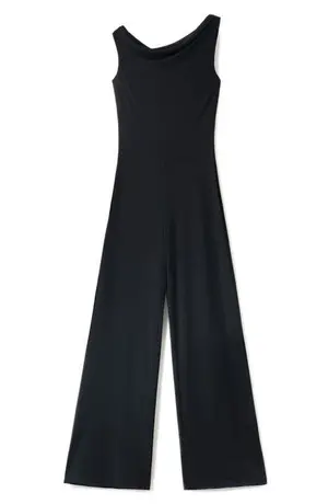 Mango Draped Asymmetrical Jumpsuit