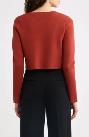 Elie Tahari Kailany Cardigan - Toasted Saffron