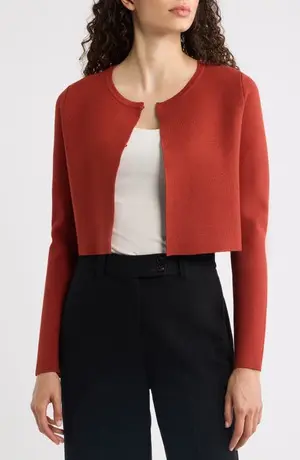 Elie Tahari Kailany Cardigan - Toasted Saffron