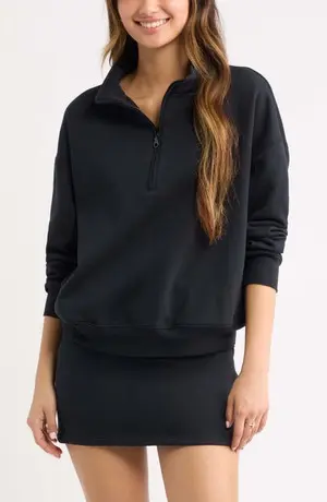 Bp. Half Zip Sweatshirt - Black Jet