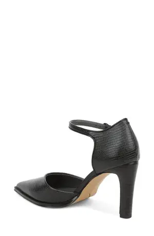 Franco Sarto Alexa Pointed Toe Ankle Strap Pumps - Black