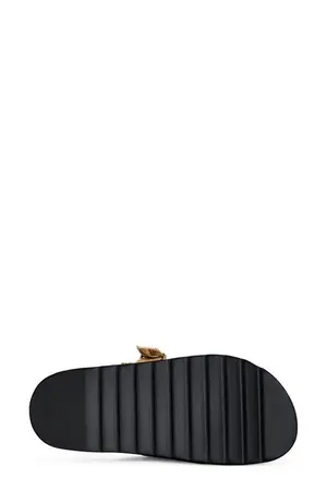 AZALEA WANG Billie Platform Mule - Tan Multi