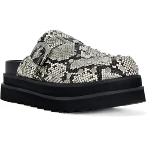 AZALEA WANG Billie Platform Mule White Multi