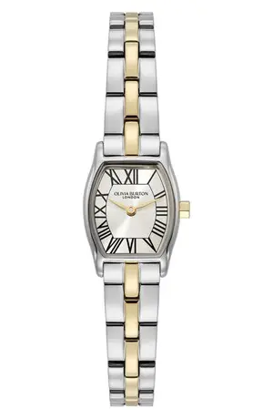 OLIVIA BURTON Olivia Burton Cambridge Quartz Bracelet Watch With Roman Numerals Ivory