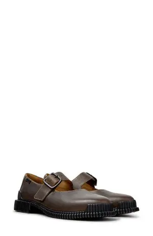 Camper Pix Mary Jane Flat - Brown