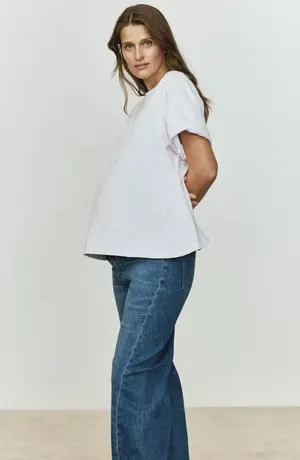 DL1961 Maternity Micro Barrel Jeans
