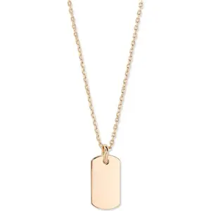 BROOK & YORK Lola Tag Pendant Necklace - Gold