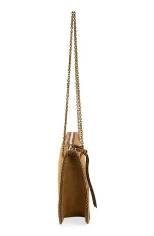 Etro Patch Suede Crossbody Clutch