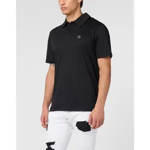 Philipp Plein Classic Polo Shirt Hexagon - Black