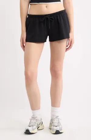 Bp. Narrow Drawstring Sweat Shorts - Black