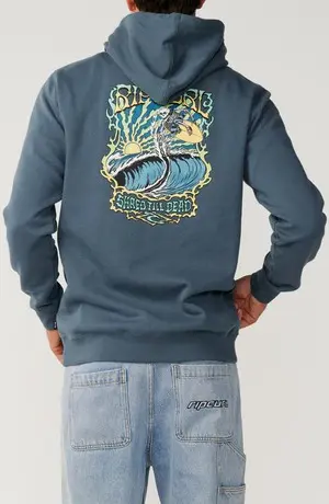 Rip Curl Air Shred Pullover Hoodie - Pine Night