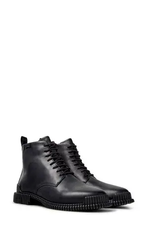 Camper Pix Lace-up Bootie - Black