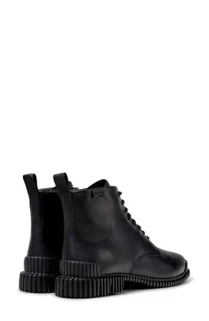 Camper Pix Lace-up Bootie - Black