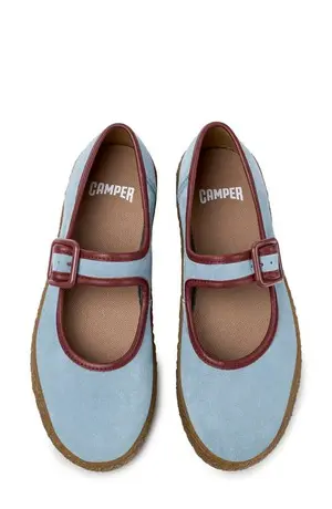 Camper Peu Terreno Mary Jane Flat - Light/pastel Blue