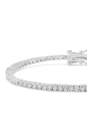 NIALAYA JEWELRY Mini Tennis Bracelet - Silver